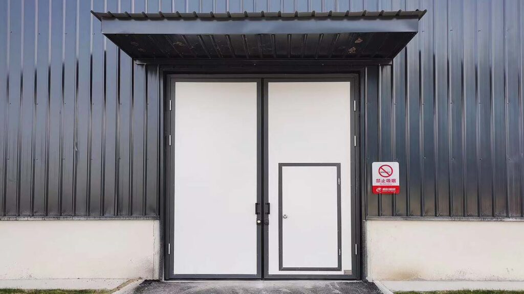 Gray swing door - Kaixiang Automatic Door